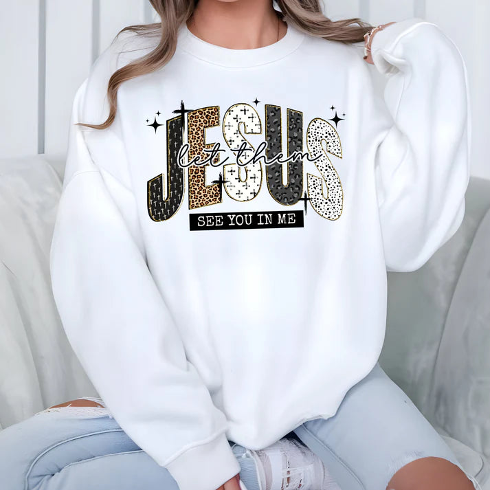 Jesus Let them Sweatshirt – Bethany's Chic Boutique