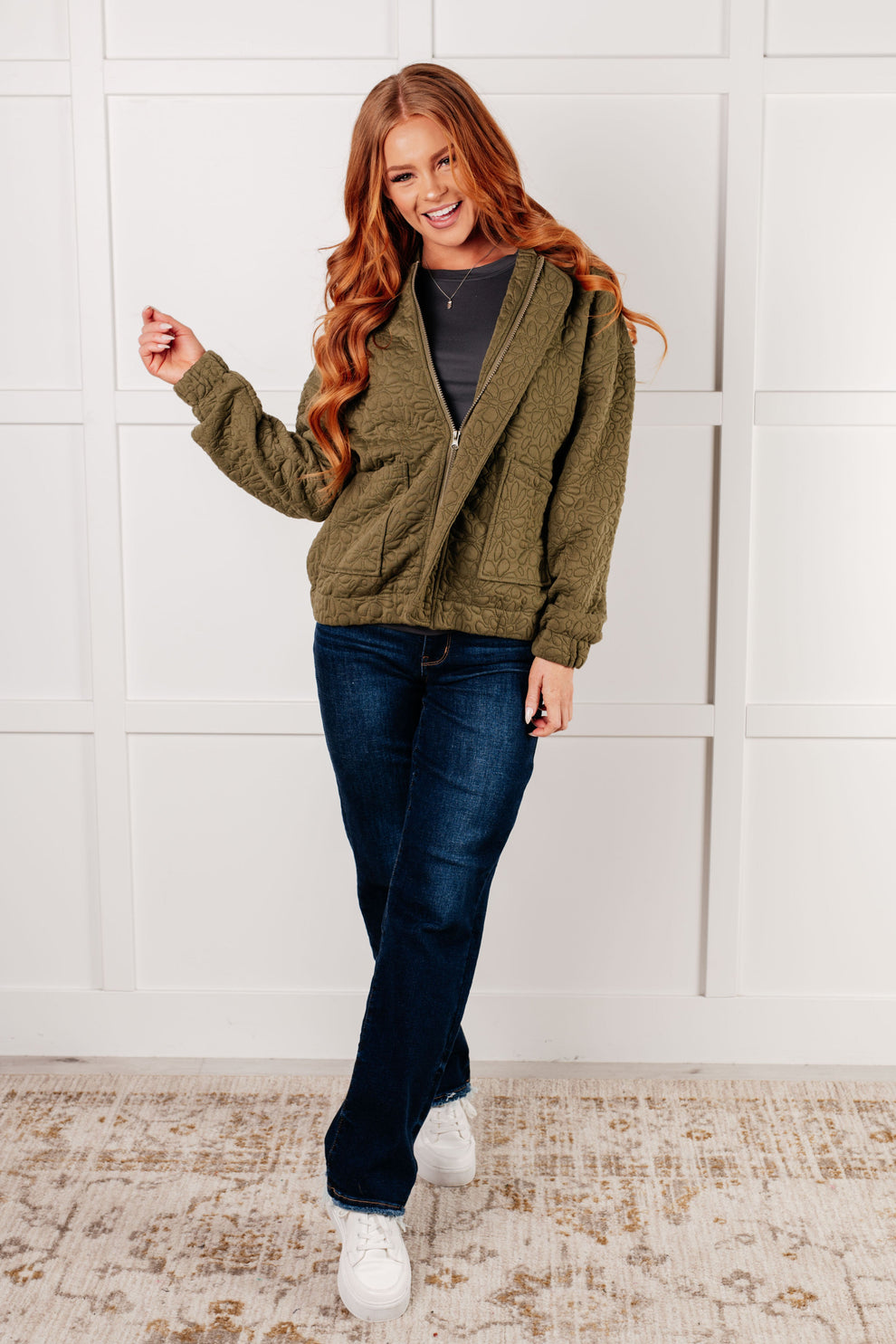 Jungle Explorer Quilted Zip Up Jacket – Bethany's Chic Boutique